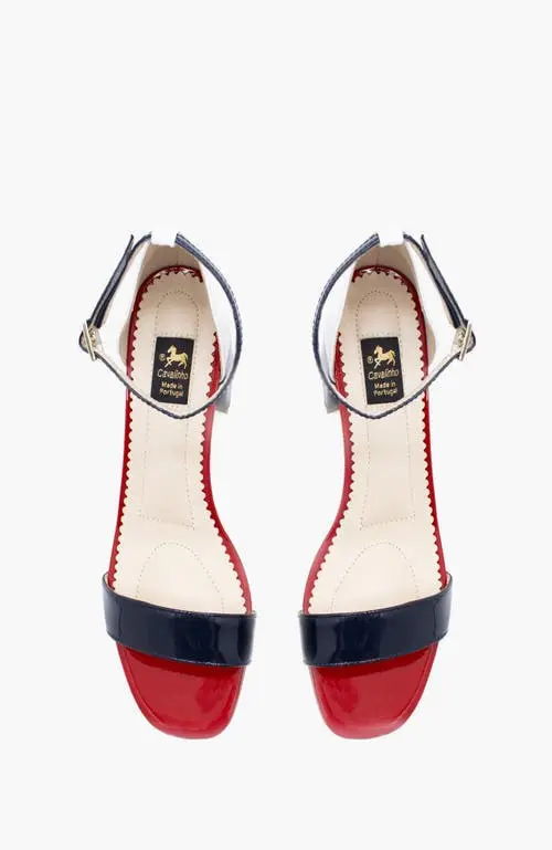 CAVALINHO Block Heel Sandals With Adjustable Ankle Strap