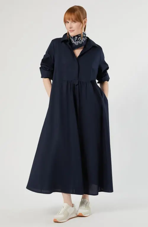 Marina Rinaldi Long Sleeve Shirt Dress