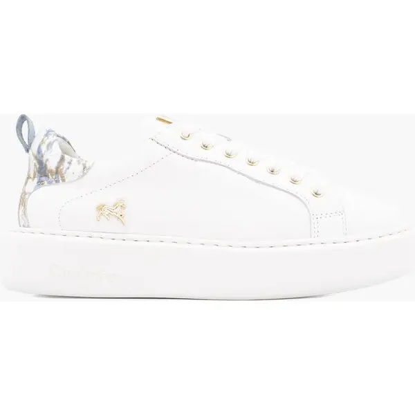 CAVALINHO Acqua Bella Leather Lace-up Platform Sneakers