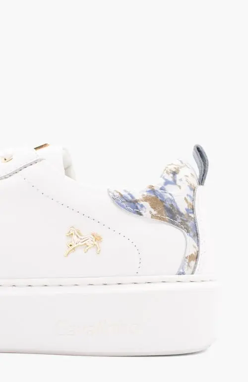 CAVALINHO Acqua Bella Leather Lace-up Platform Sneakers