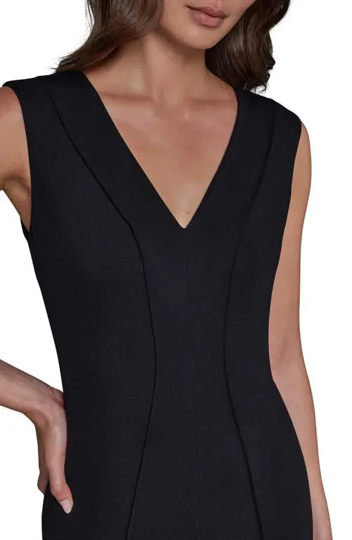 Donna Karan New York Sleeveless A-line Cocktail Dress - Black