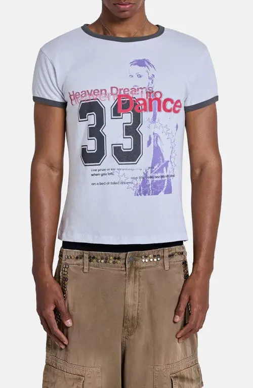 JADED LONDON Heavenly Graphic Ringer T-shirt