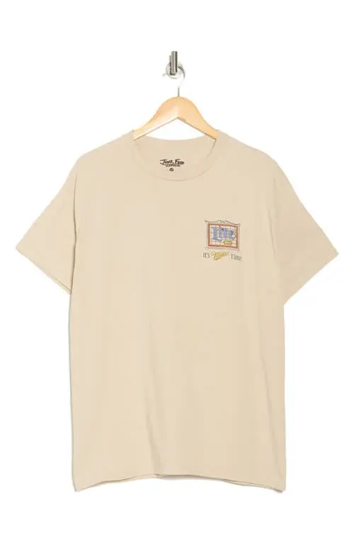 Junk Food Miller Lite Stained Glass Graphic T-shirt