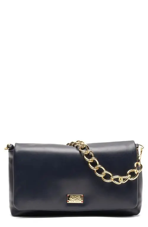 FRANCES VALENTINE Small Effie Leather Crossbody Bag - Navy