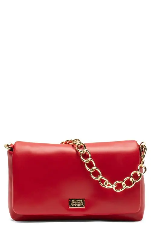 FRANCES VALENTINE Small Effie Leather Crossbody Bag - Red