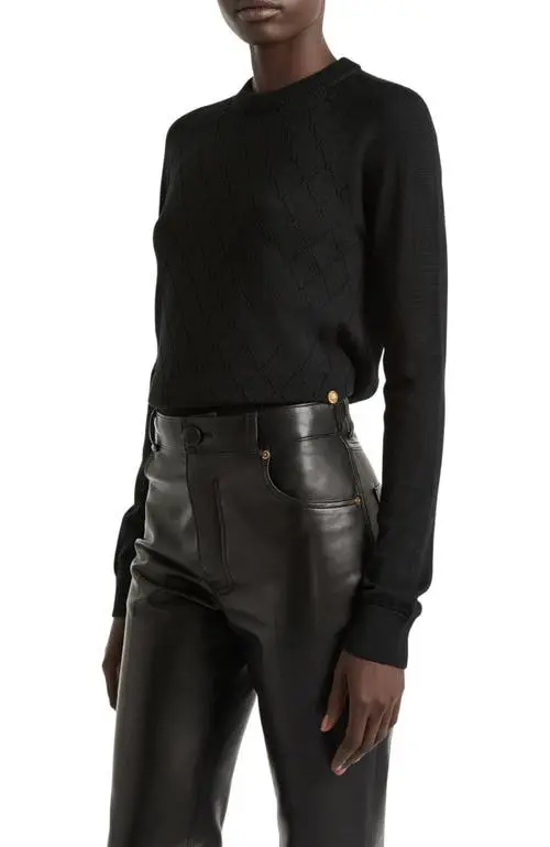 Balmain Knit Jumper - Black