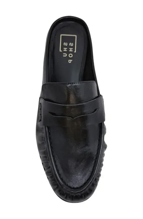 SHU SHOP Tuscany Flat Mule - Black