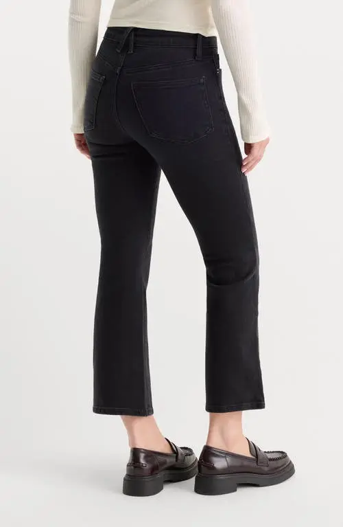 Good American Good Legs High Waist Crop Mini Boot Jeans