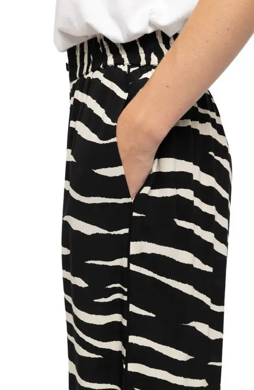 Zadig&Voltaire Pin Zebra Print Wide Leg Pants