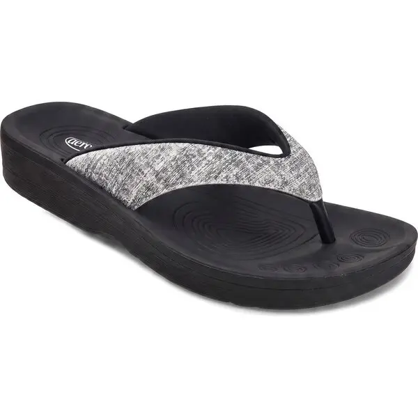 AEROTHOTIC Mellow Vibe Flip Flop - Black