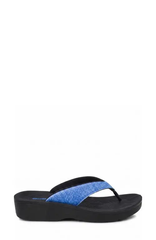 AEROTHOTIC Platform Flip Flop - Blue