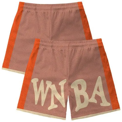 PLAYA SOCIETY Wnba Team Mesh Shorts - Orange