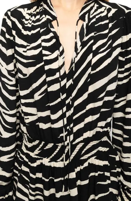 Zadig&Voltaire Rayados Zebra Print Mini Dress