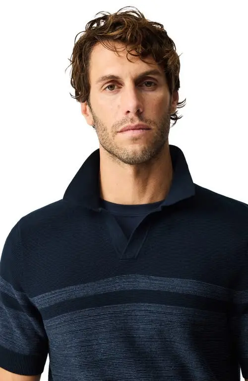 Rodd & Gunn Mount Albert Stripe Short Sleeve Cotton Sweater
