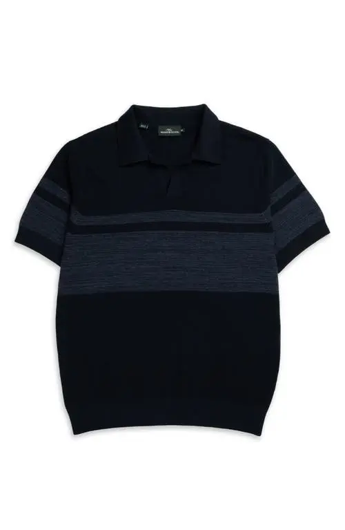 Rodd & Gunn Mount Albert Stripe Short Sleeve Cotton Sweater