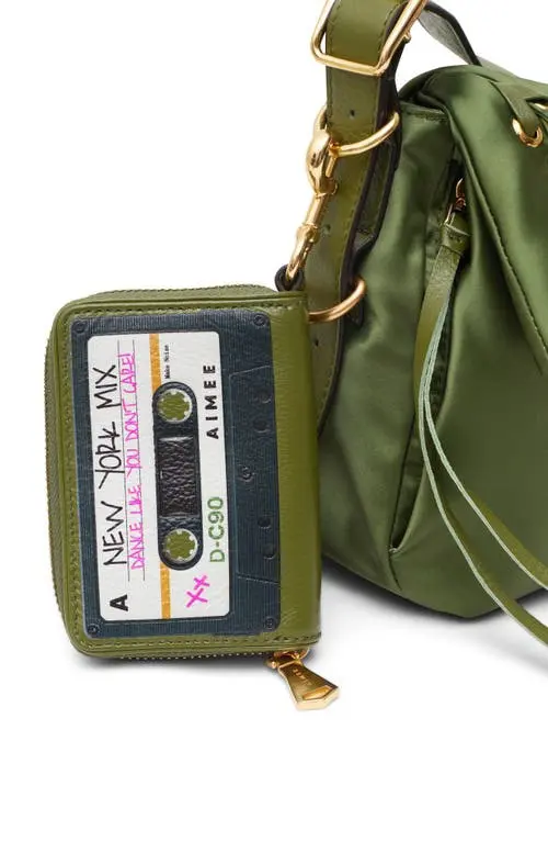 AIMEE Mix Tape Leather Bag Charm Wallet