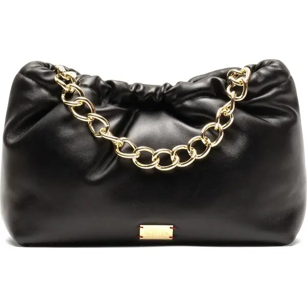 FRANCES VALENTINE Bici Leather Crossbody Bag - Black