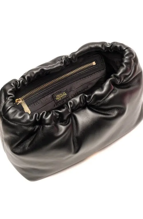 FRANCES VALENTINE Bici Leather Crossbody Bag - Black