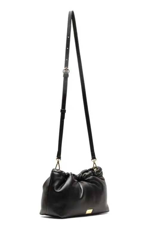 FRANCES VALENTINE Bici Leather Crossbody Bag - Black