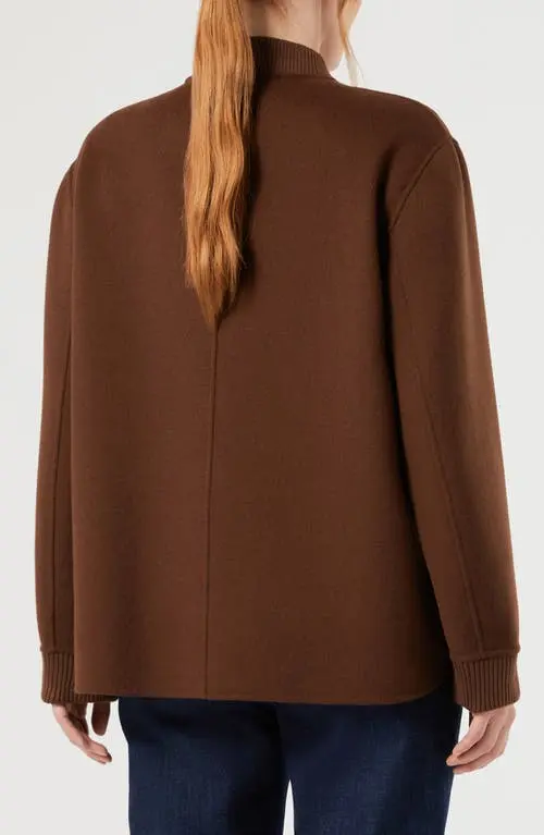 Marina Rinaldi Virgin Wool Blend Short Coat