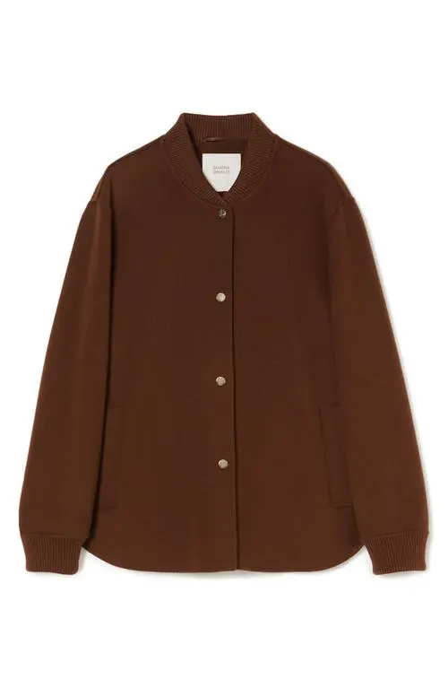Marina Rinaldi Virgin Wool Blend Short Coat