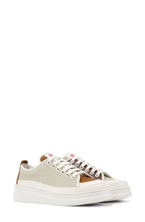 Camper Runner Up Twins Leather Platform Sneakers