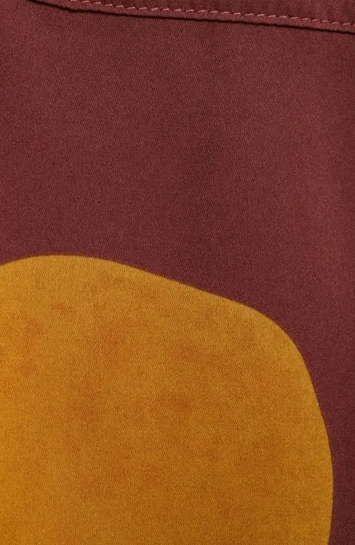 RIZORT Curly Camp Shirt - Maroon