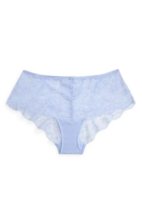 LAUREN INTIMATES Lace Hipster Briefs - Blue Sky