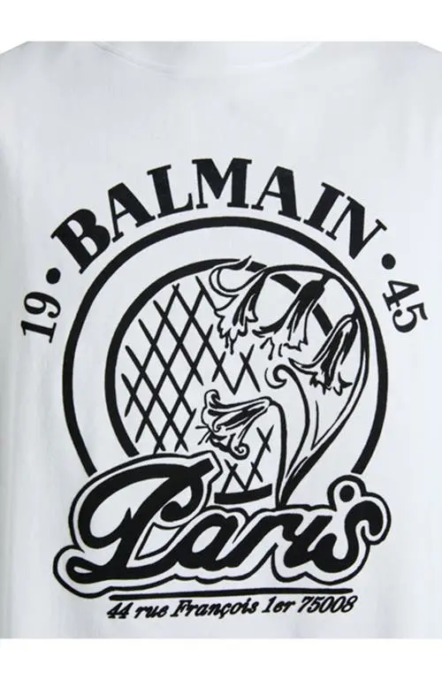 Balmain Flocked Quilted Tank Top