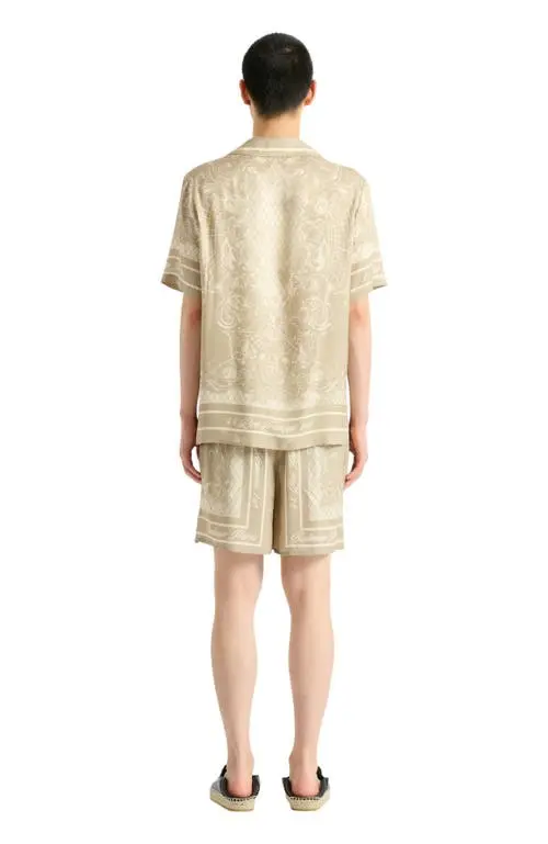 Balmain Printed Foulard Pyjama Shirt