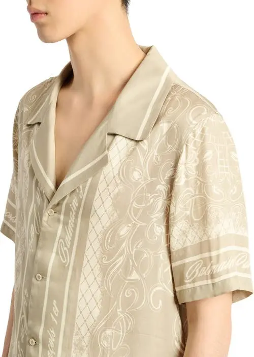 Balmain Printed Foulard Pyjama Shirt