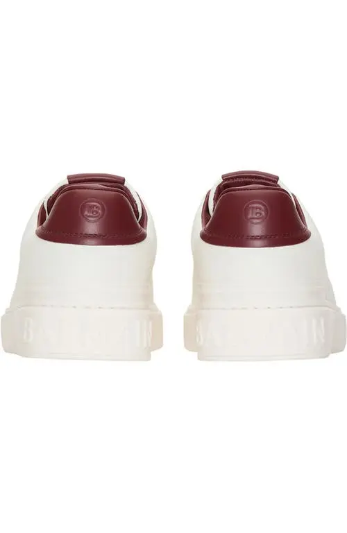 Balmain B-court Smooth Leather Trainers