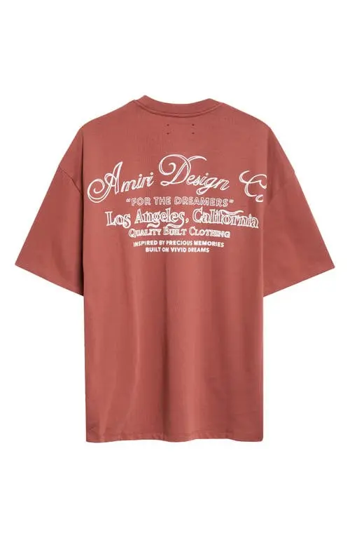 Amiri Oversize Dreamers Embroidered T-shirt