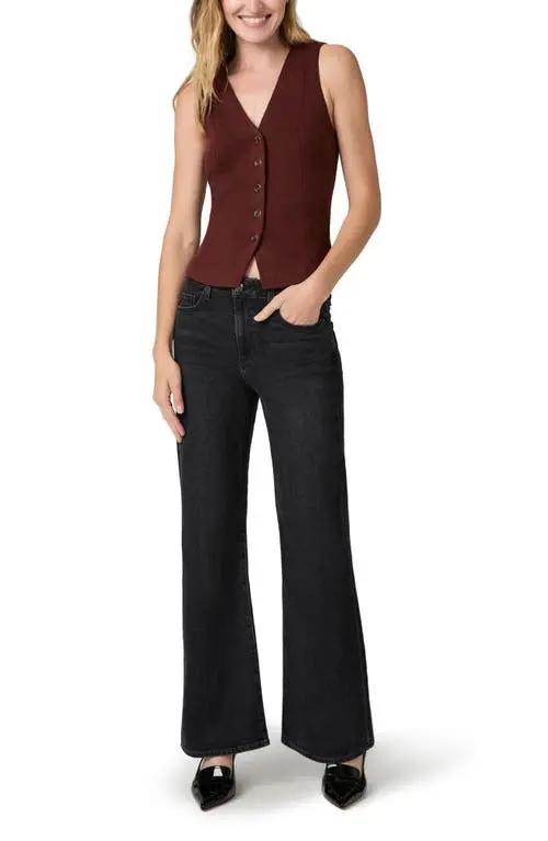 Paige Sofia Flare Jeans - Solstice Black