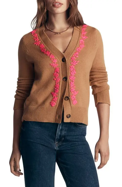 Boden Ella Embroidered Cardigan