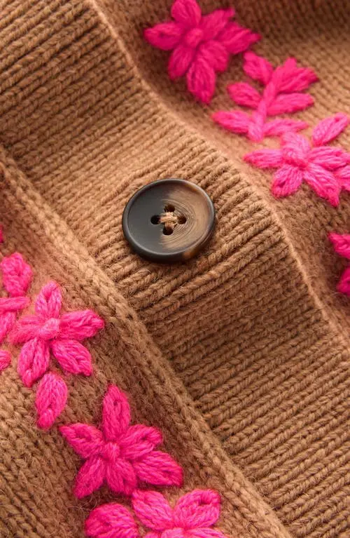 Boden Ella Embroidered Cardigan