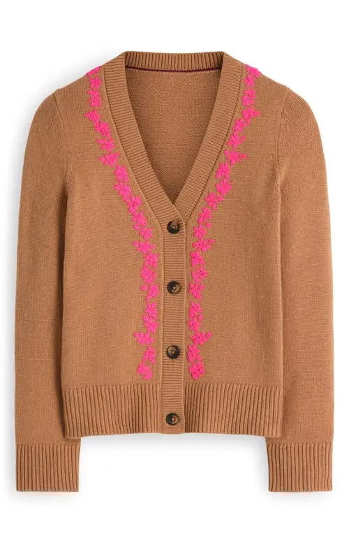Boden Ella Embroidered Cardigan