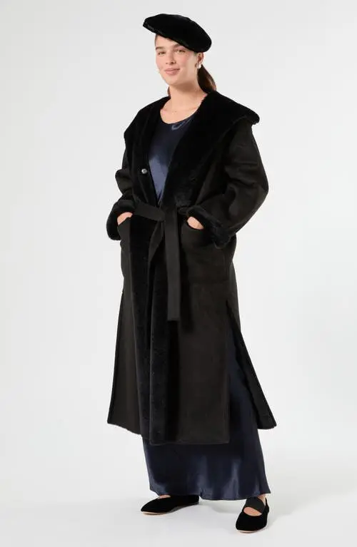 Marina Rinaldi Cosetta Faux Fur Hooded Coat