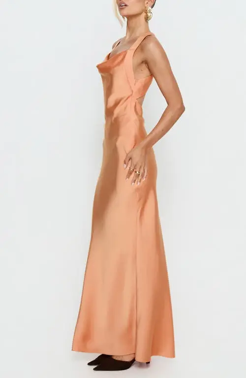 Princess Polly Cowl Neck Crossover Back Maxi Dress