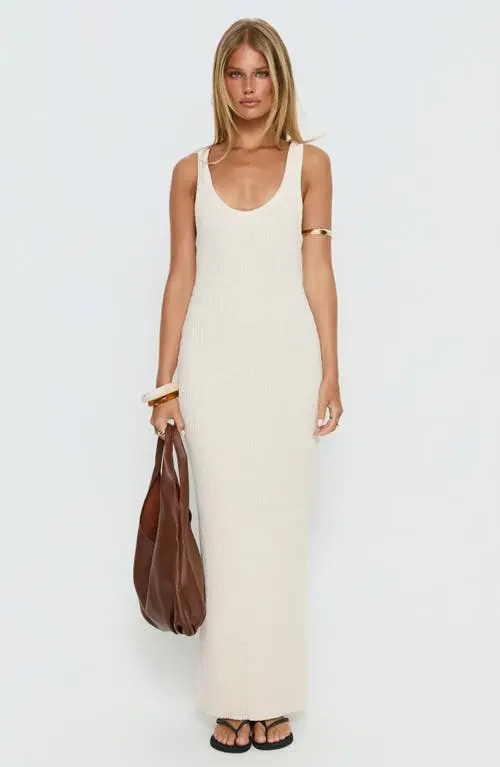 Princess Polly Imirisa Scoop Neck Knit Maxi Dress