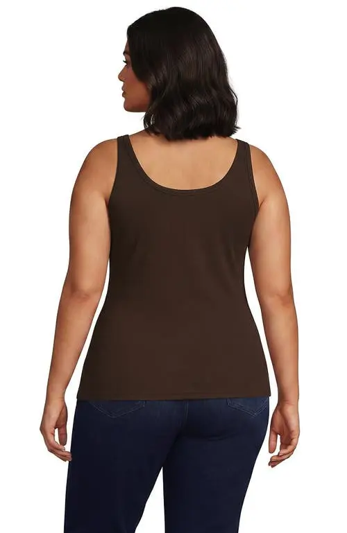 LANDS' END Micro Rib Go-to Layering Tank