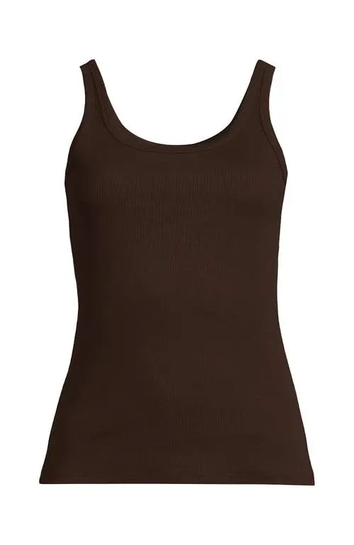 LANDS' END Micro Rib Go-to Layering Tank