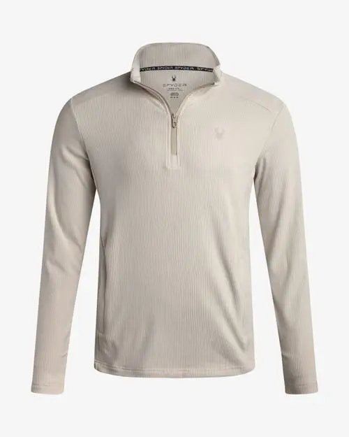 SPYDER Corduroy Quarter Zip Pullover - Bone