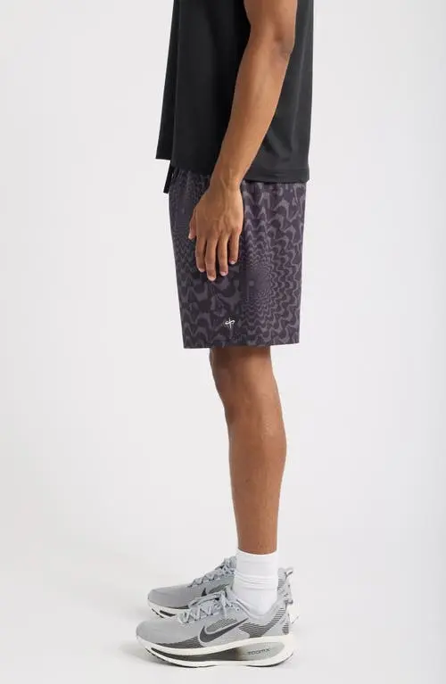 SANTO STUDIO Graphic Print Tech Shorts