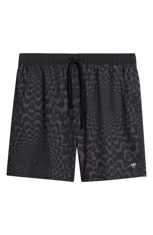 SANTO STUDIO Graphic Print Tech Shorts
