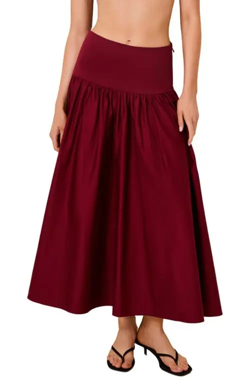 Solid & Striped Magnolia Midi Skirt