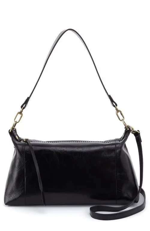 Hobo Darcy Leather Shoulder Bag - Black