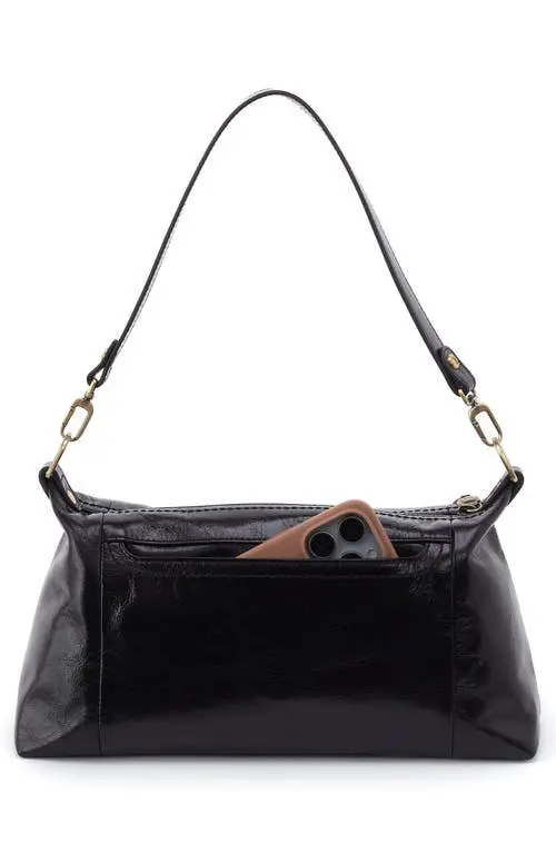 Hobo Darcy Leather Shoulder Bag - Black