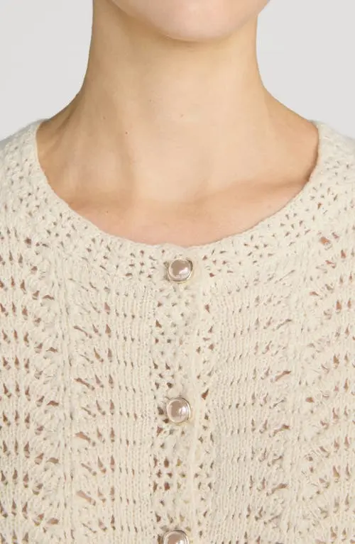 FRAME Chevron Knit Cardigan