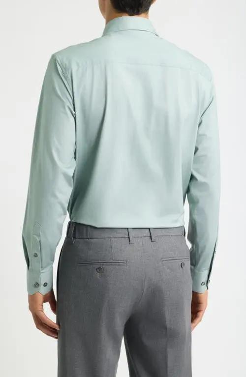 Bugatchi Jimmy Ooohcotton® Long Sleeve Performance Shirt